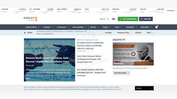 Những Trang Web Tin Tức Forex Mà Trader Cần Biết